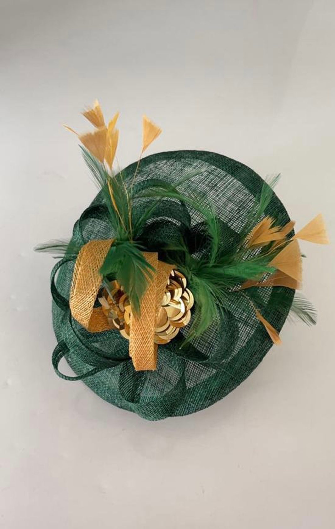 Cloured Fascinator | Mini Hat| Head Accessory | Mesh Fascinator With ...