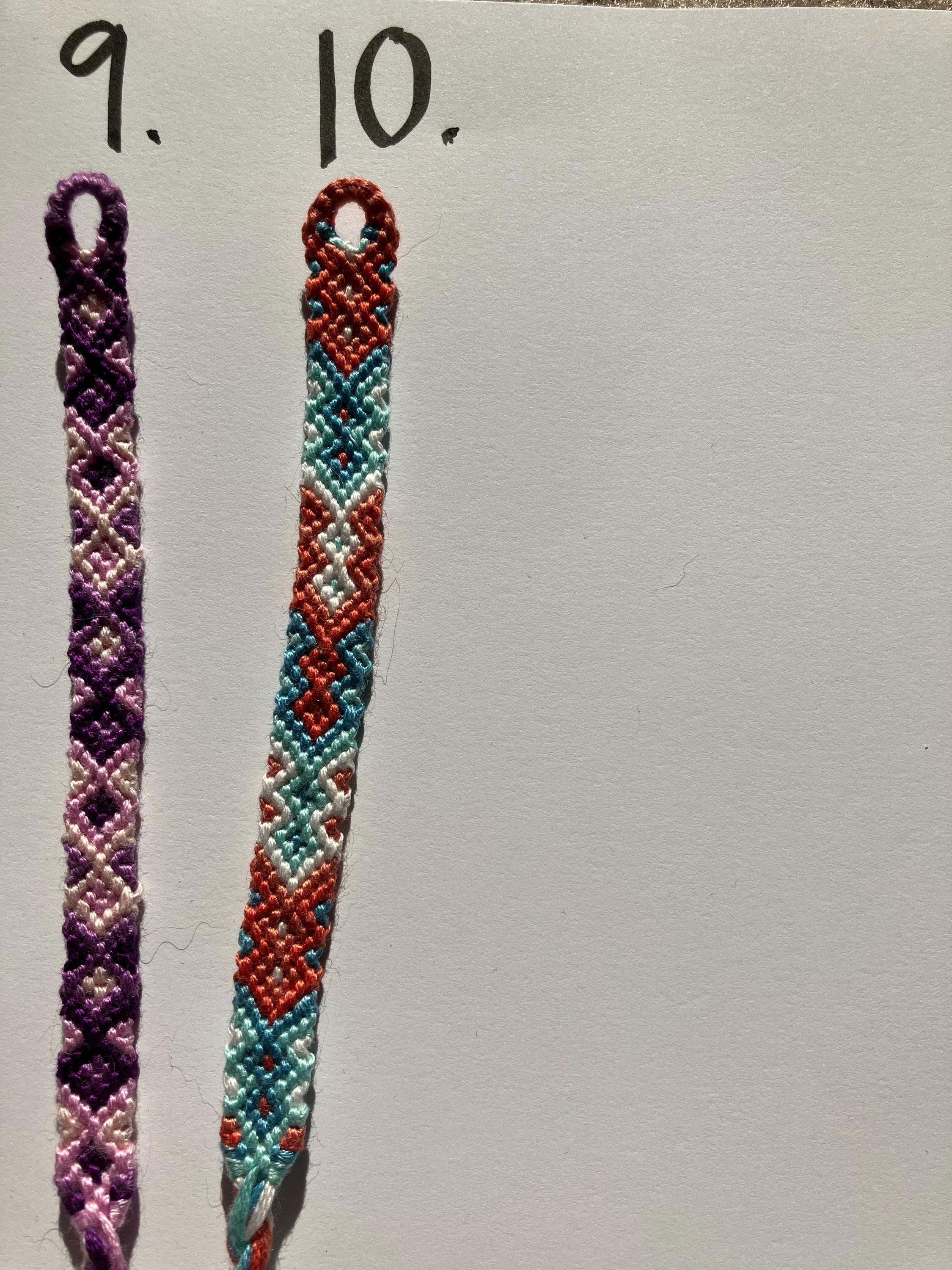 Gradient Diamond & Arrowhead Friendship Bracelets - Etsy