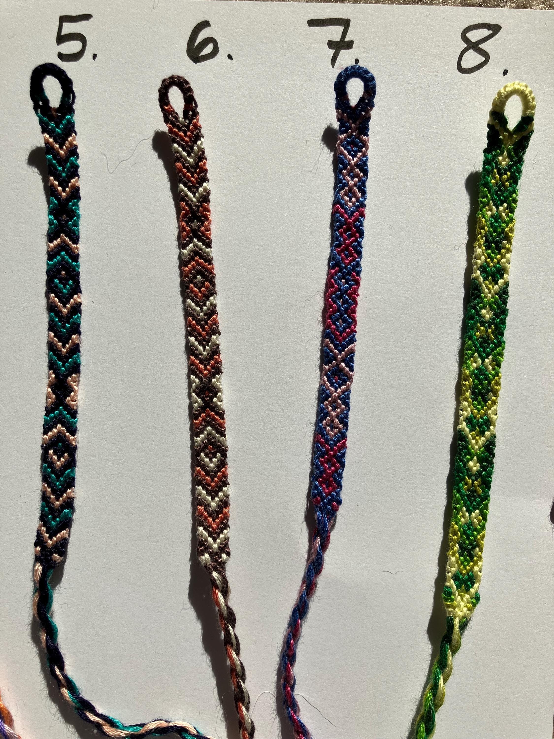 Gradient Diamond & Arrowhead Friendship Bracelets - Etsy