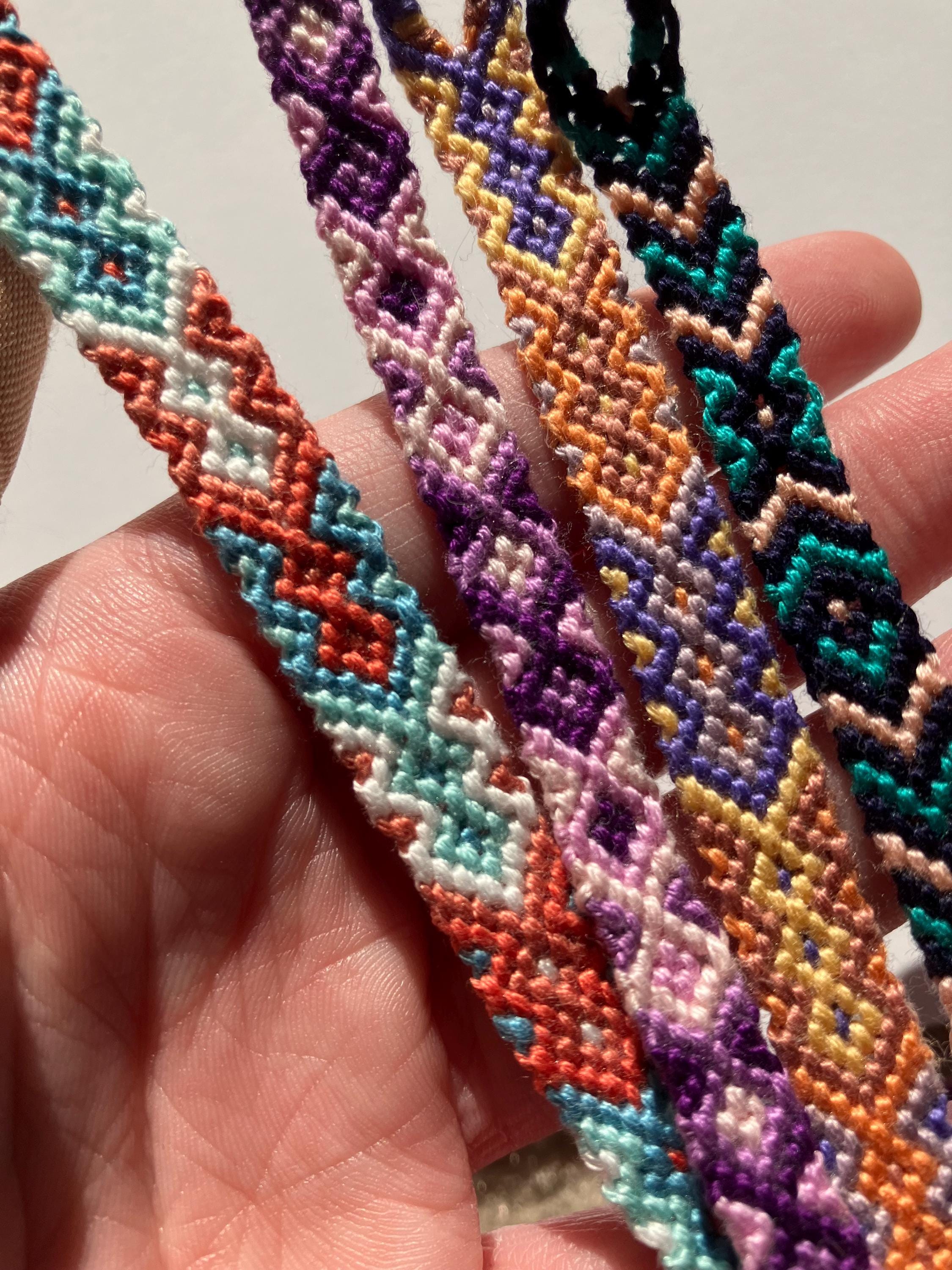 Gradient Diamond & Arrowhead Friendship Bracelets - Etsy