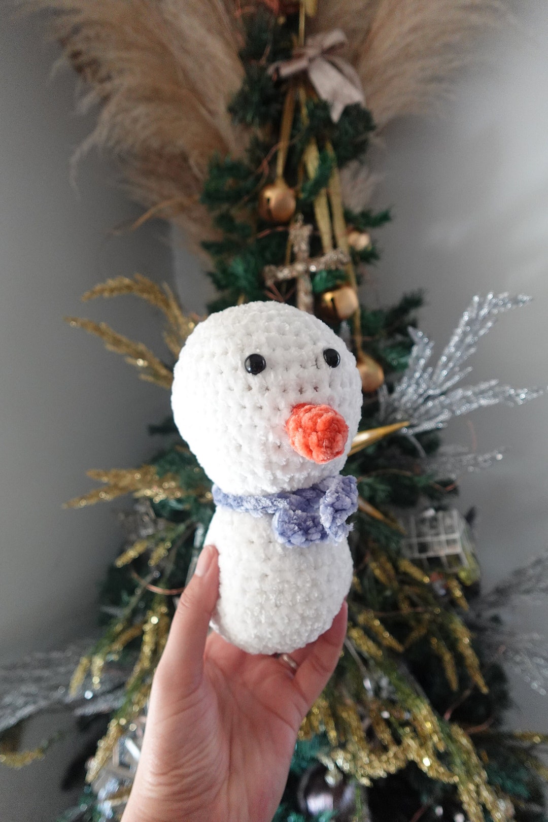 Frosty the Snowman Plushie / Olaf Plushie / Amigurumi / Crochet Snowman ...