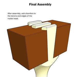 Abe Lincoln Impossible Dovetail Mallet Plans / With Video - Etsy