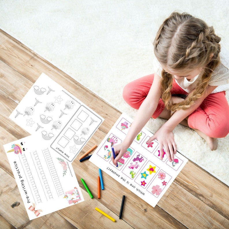 Preschool Activity Pack Preschool Activity Sheets Busy Book - Etsy