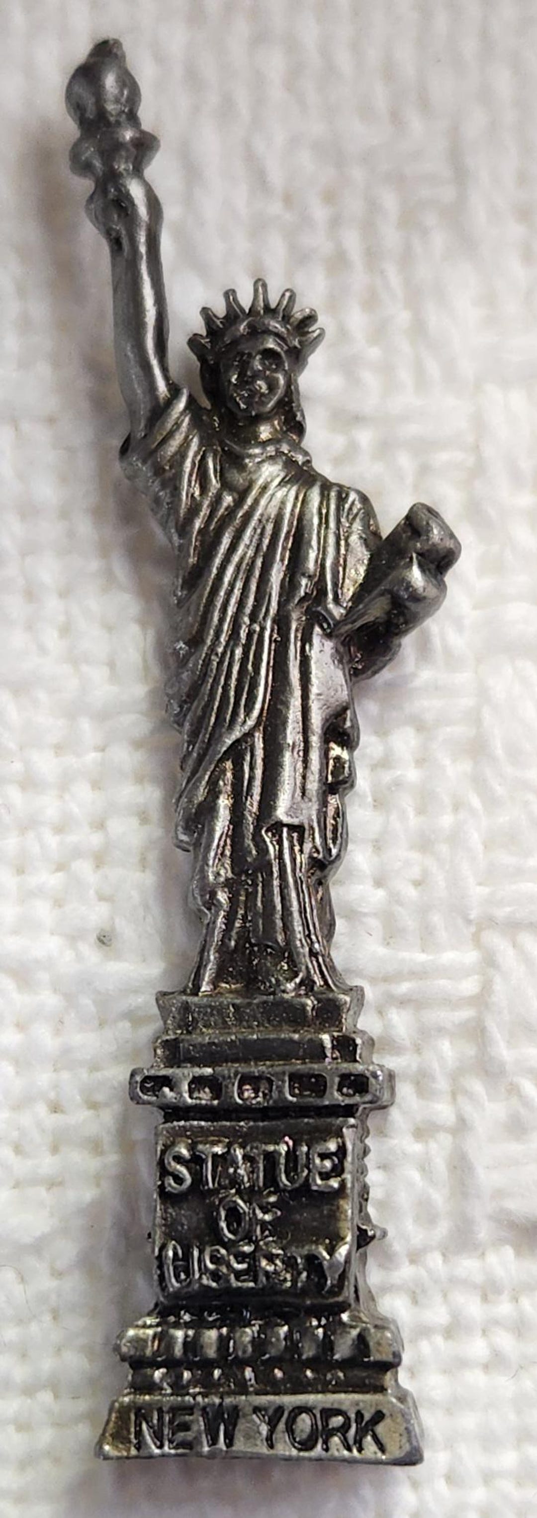 Miniature Pewter Statue of Liberty - Etsy