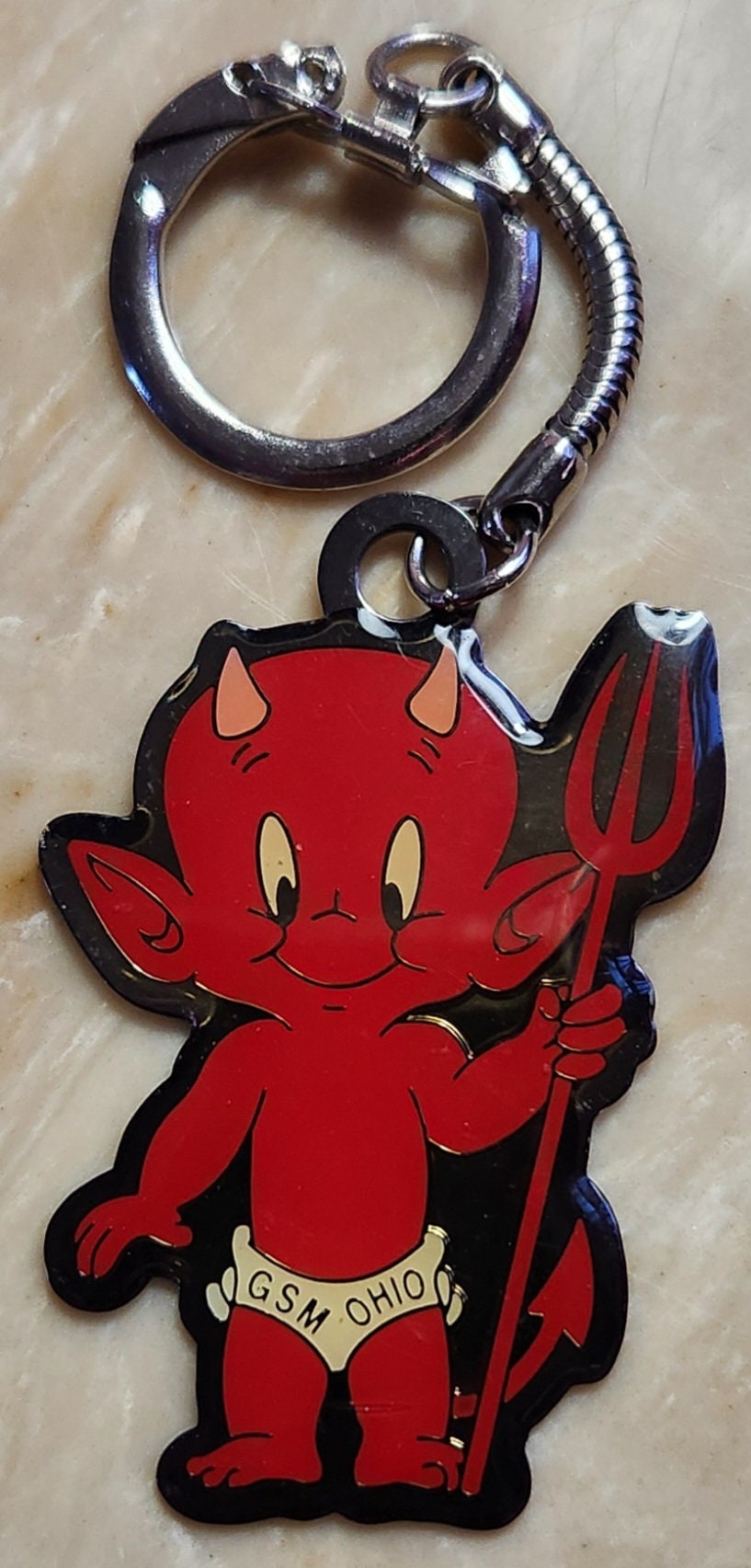 Vintage Hot Stuff Little Devil Keychain - Etsy