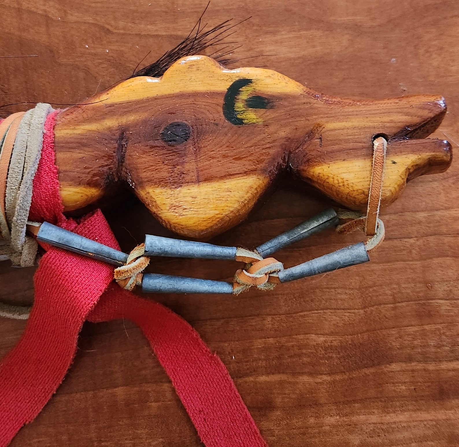 Native American Horse Effigy Dance Stick - Etsy