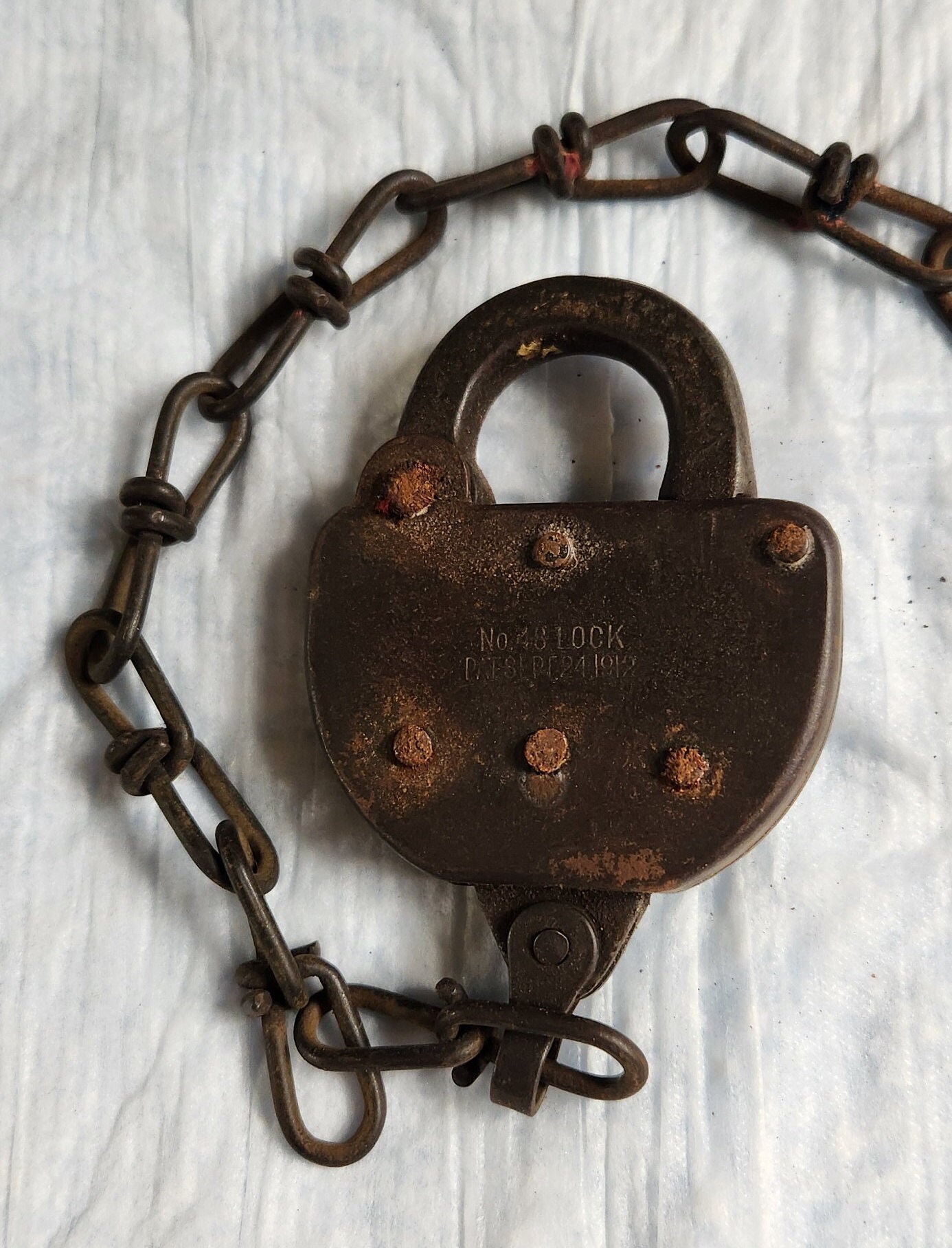 Vintage Railroad Lock - Etsy