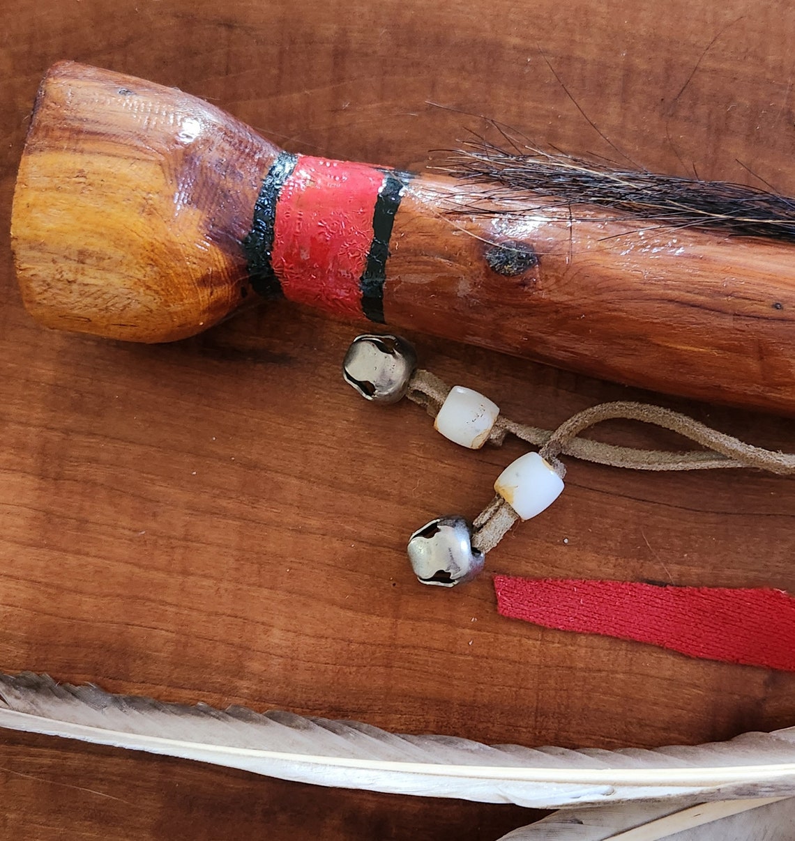 Native American Horse Effigy Dance Stick - Etsy