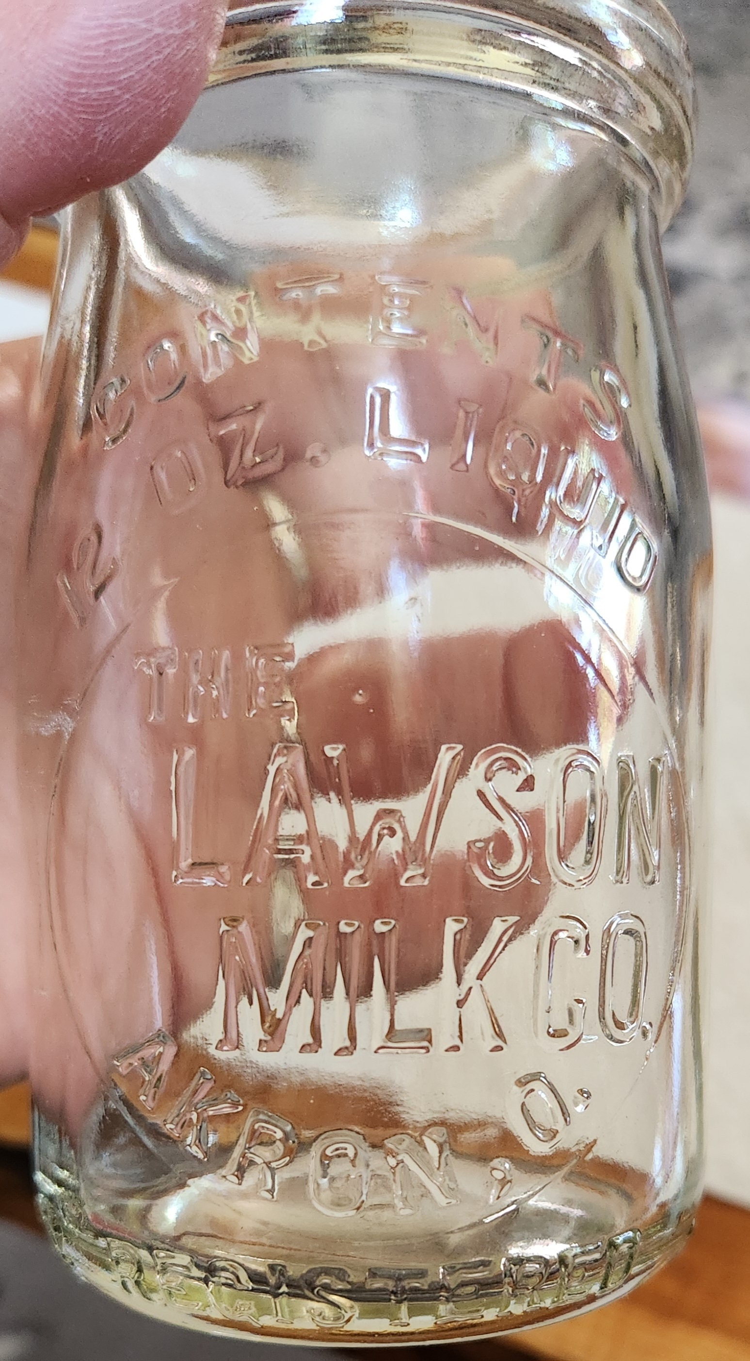 Vintage Lawson Milk Co. Bottle. - Etsy