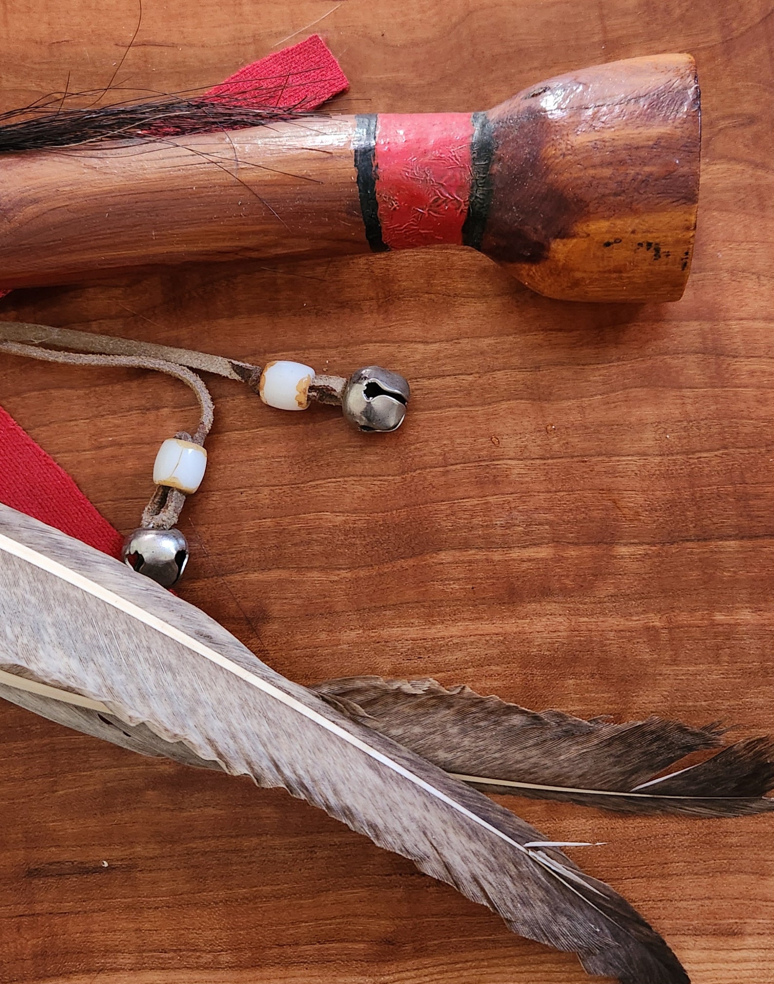 Native American Horse Effigy Dance Stick - Etsy UK