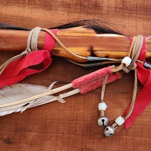 Native American Horse Effigy Dance Stick - Etsy