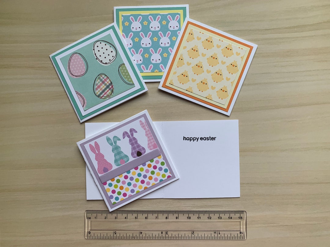 Easter Card Pack, Happy Easter Card Set, Gift Enclosure Cards and ...