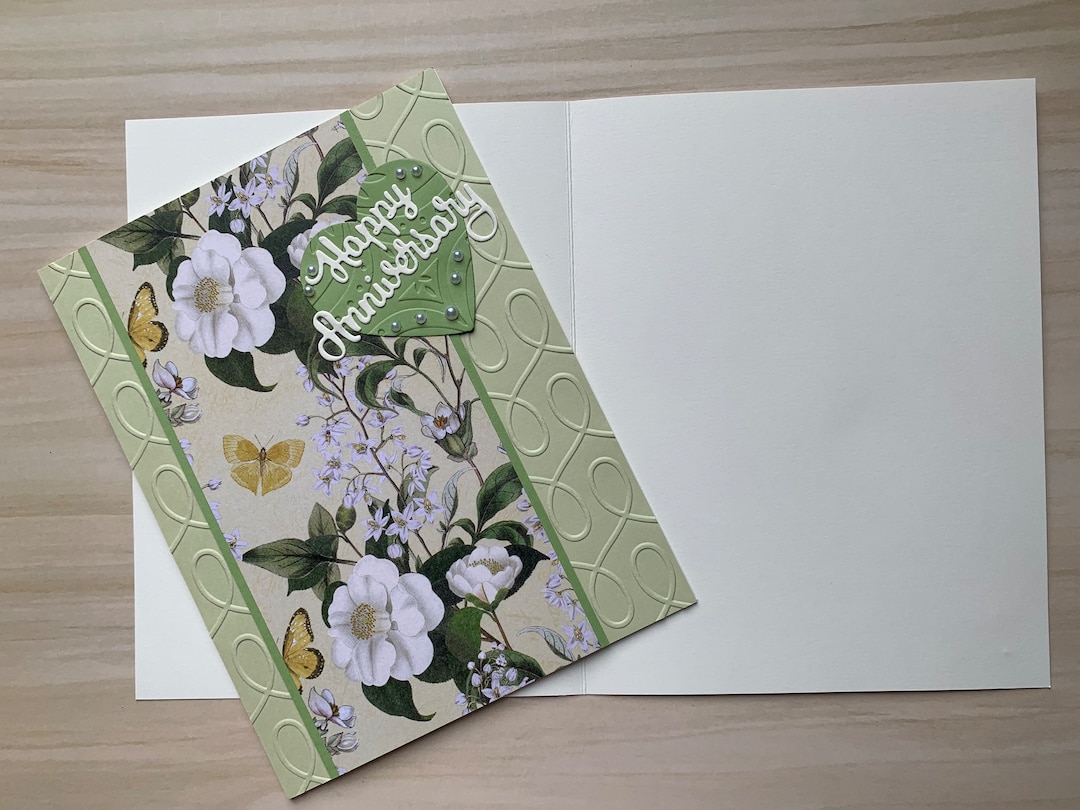 Spring Anniversary Card for Wife, 4th Wedding Anniversary Card for ...