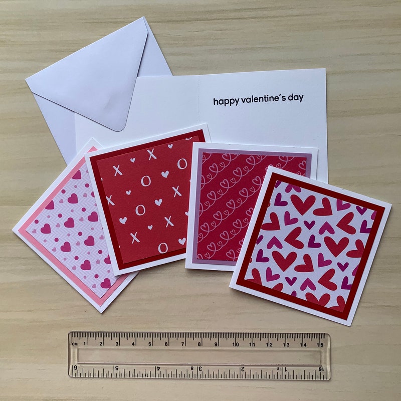 Mini Valentine Cards - Etsy