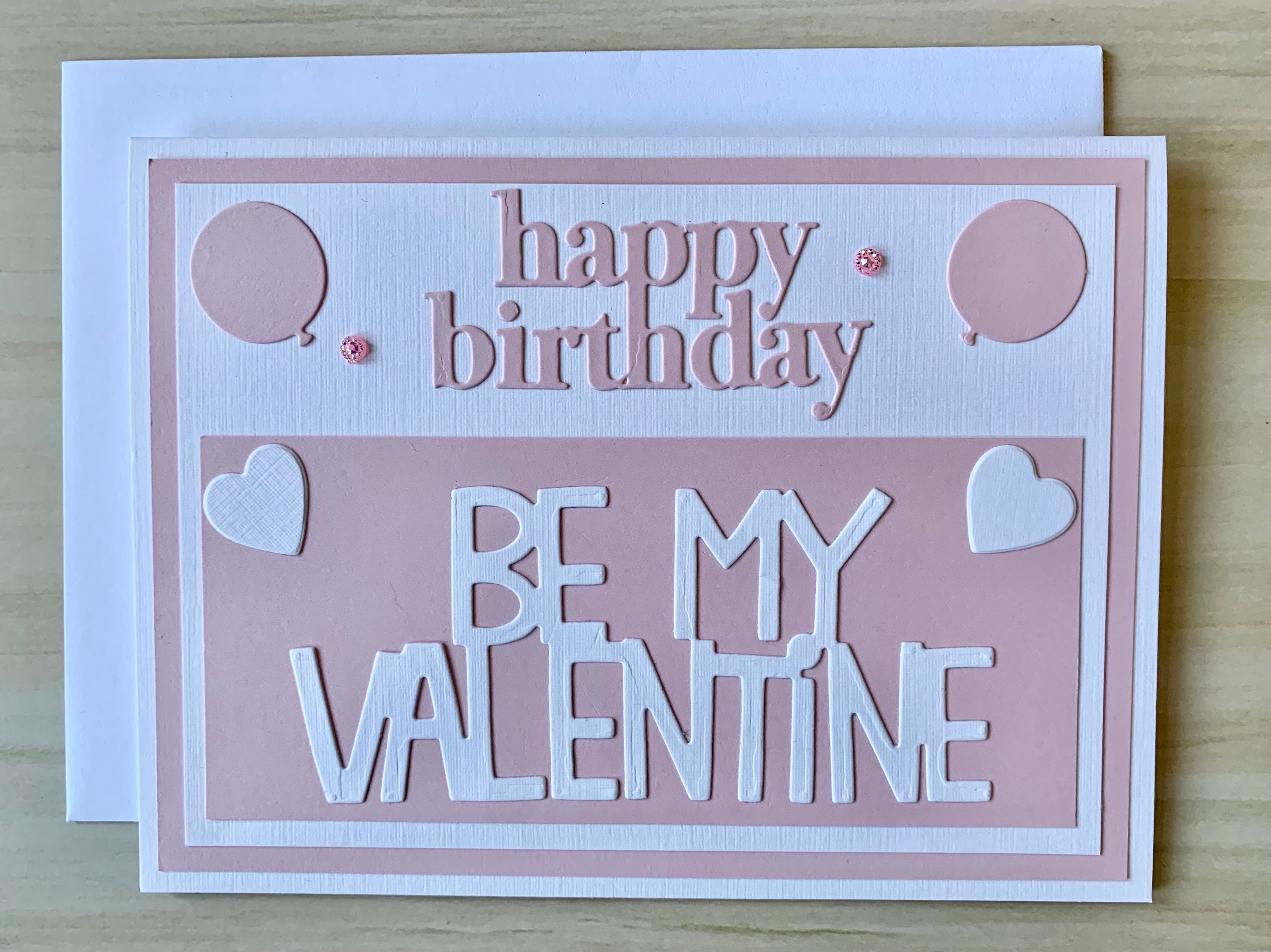Happy Birthday on Valentines Day Card, February Birthday Card for Women ...