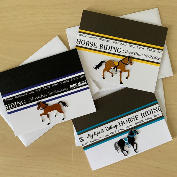 Horse Themed Thank You Cards - Etsy