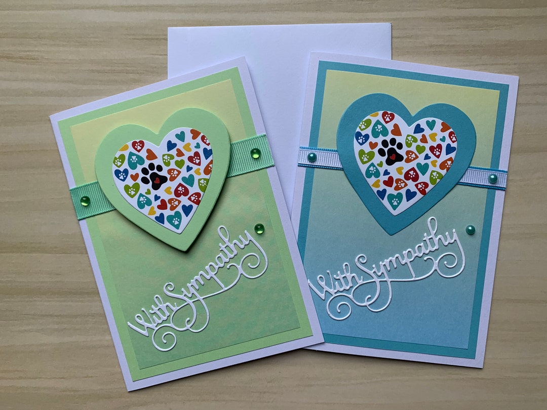 Pet Loss Sympathy Card, Dog Bereavement Card, Pet Passing Card ...