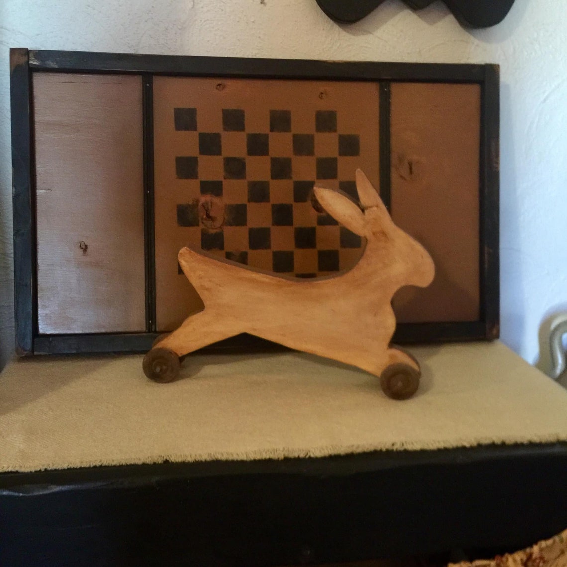 Wooden Checkerboard, Game Board, Rustic, Wooden Frame - Etsy