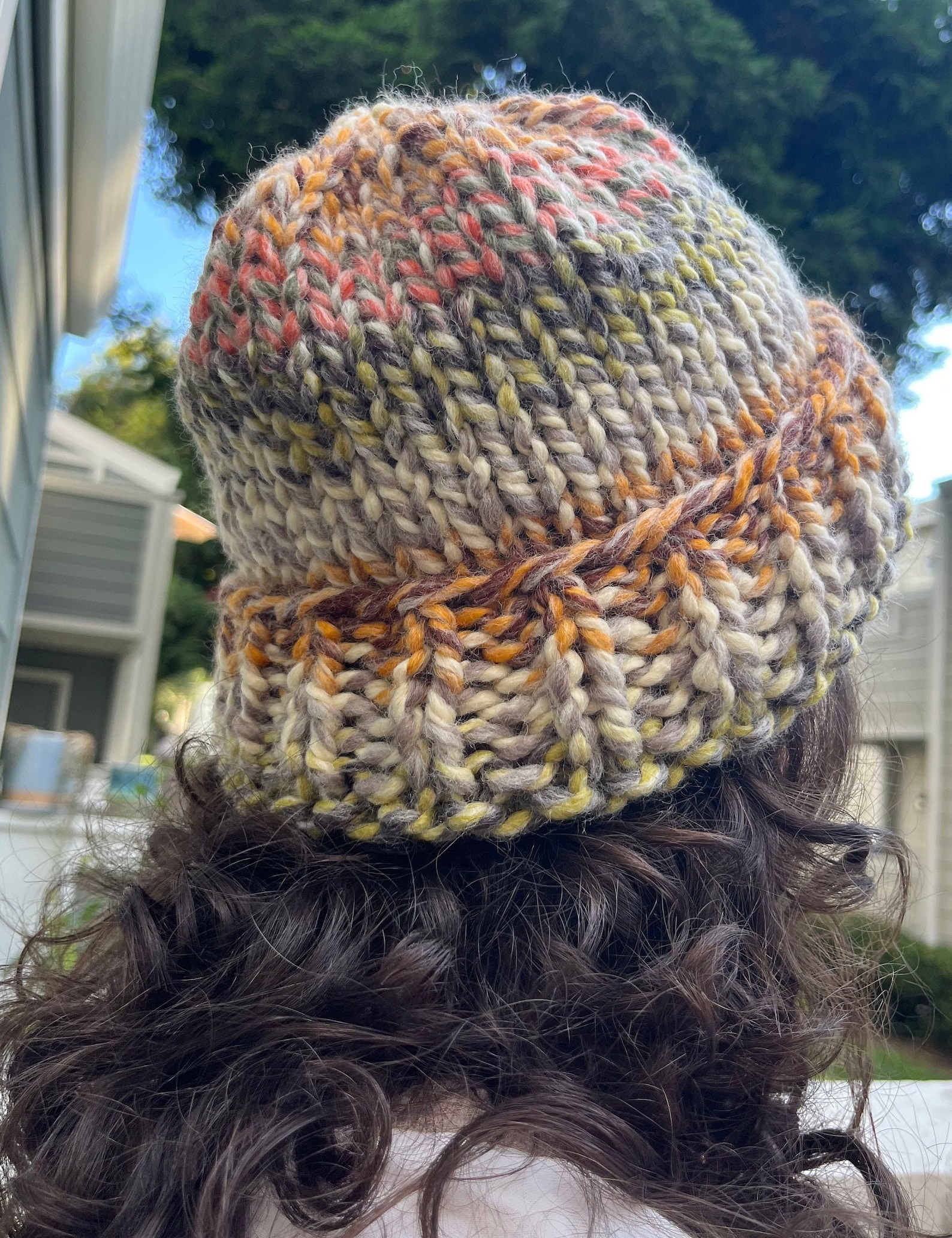 Wool Chunky Hand Knit Beanie | Colorful & Cozy Knit Beanies | Beanie ...