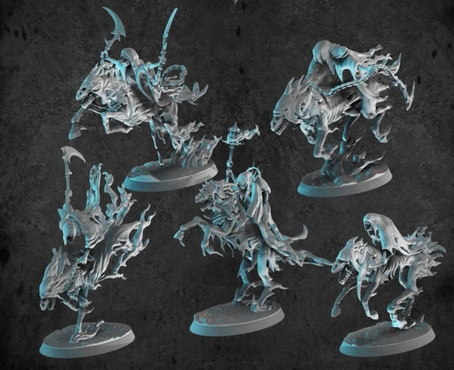 Age of Sigmar Nighthaunt alts stl files 3d printing. | Etsy