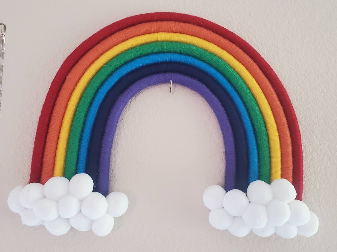 Handmade Rainbow Wall Decor - Etsy