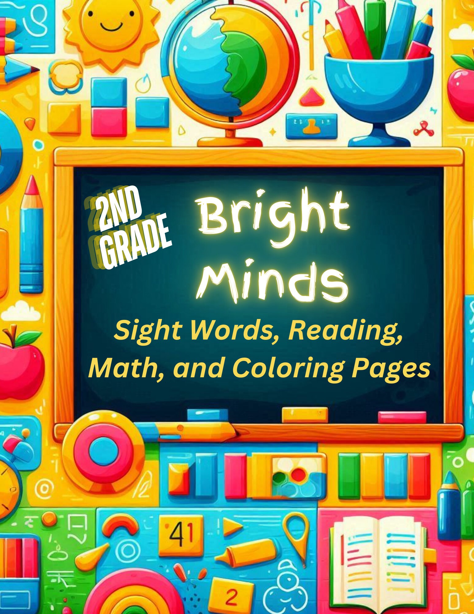 2nd Grade Bright Minds Workbook - Etsy