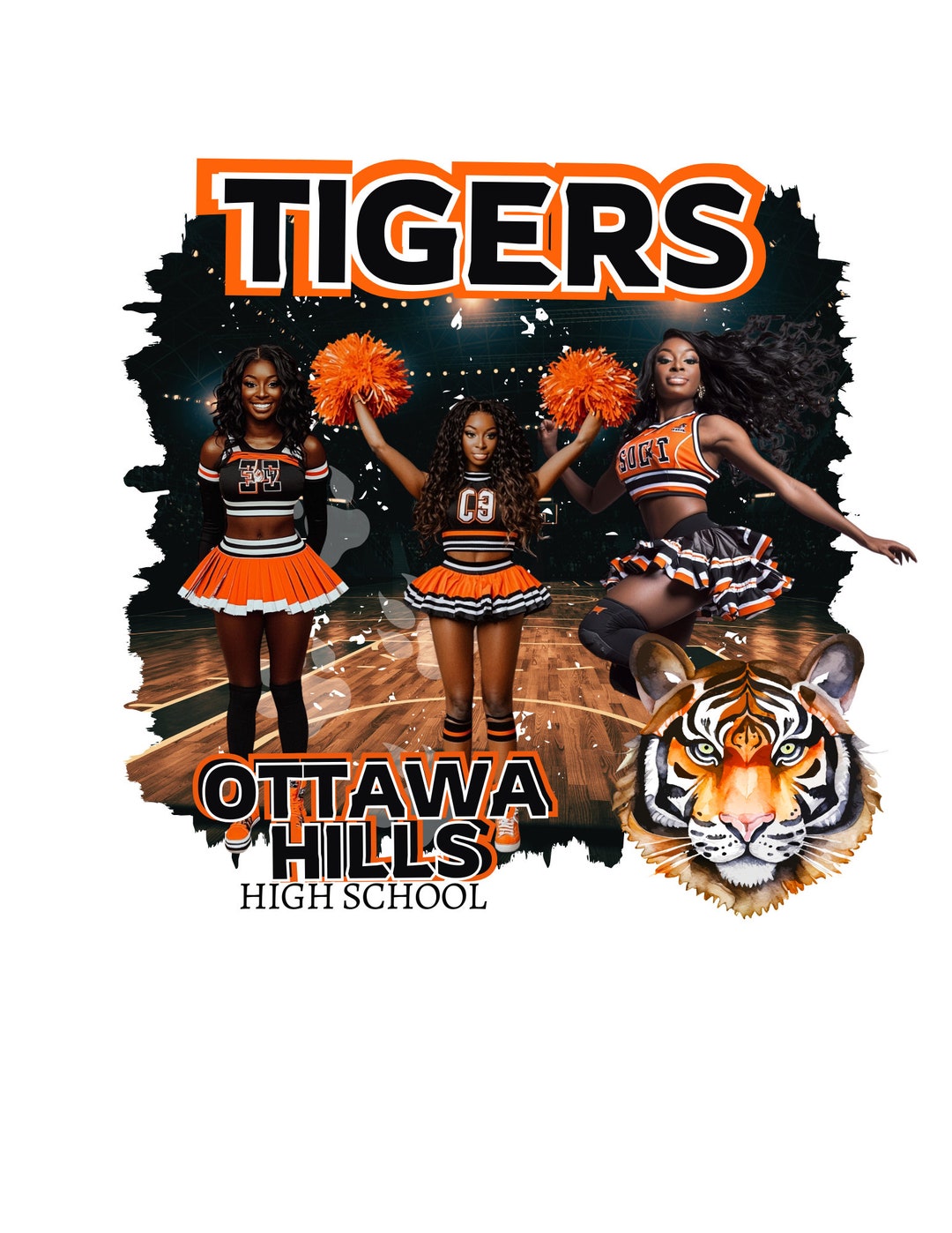 Cheerleader Editable Canva Designs - Etsy