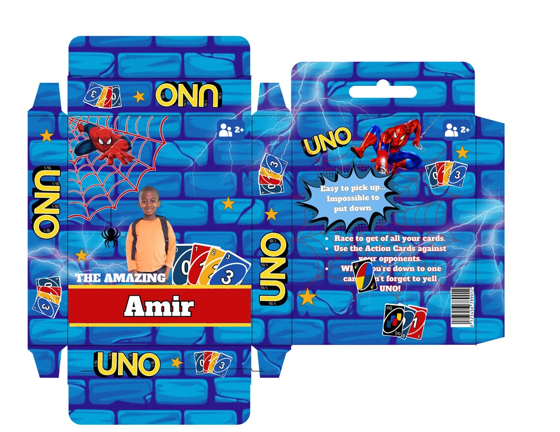 Personalized UNO Cards With Matching Box - Etsy