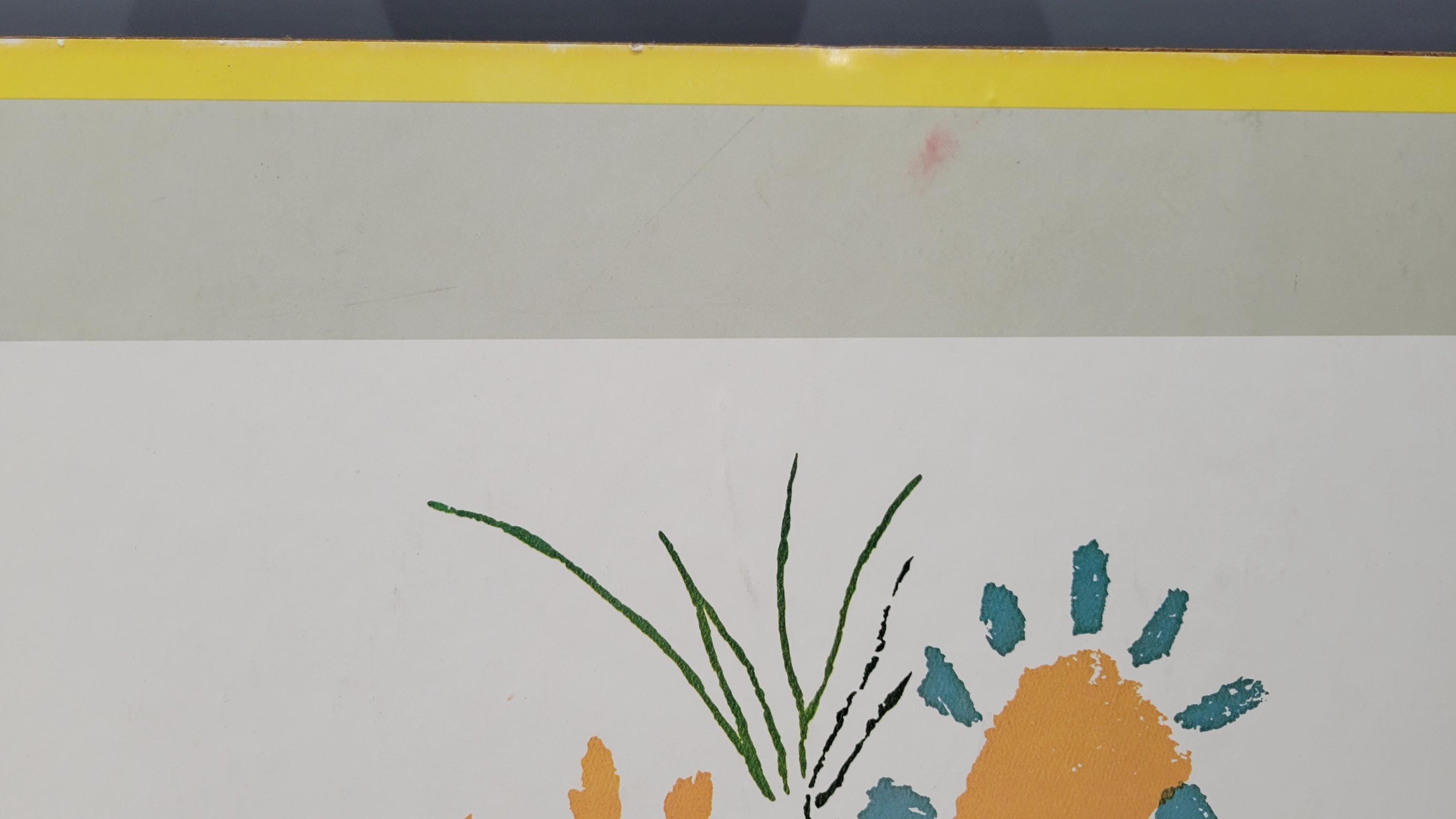 Pablo PICASSO Hand With Flowers Lithograph Art Print - Etsy