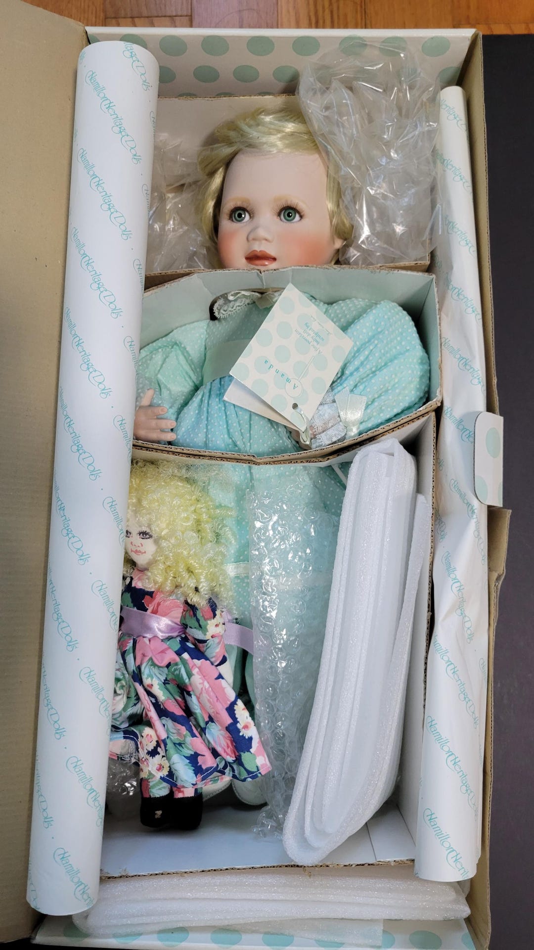Hamilton Collection Porcelain Doll Amanda by Connie Walser Derek - Etsy