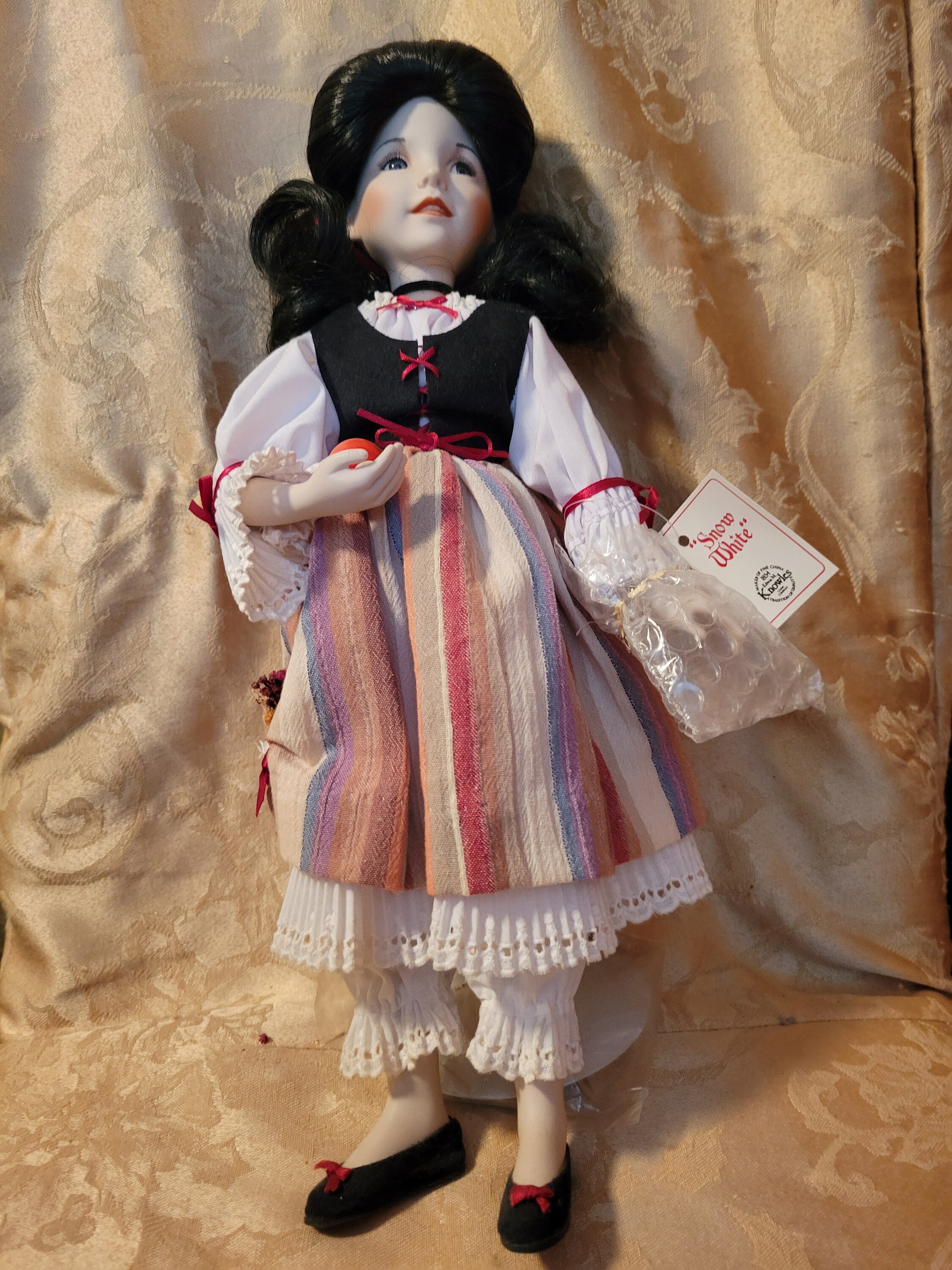 Snow White Porcelain Doll by Edwin M Knowles - Etsy