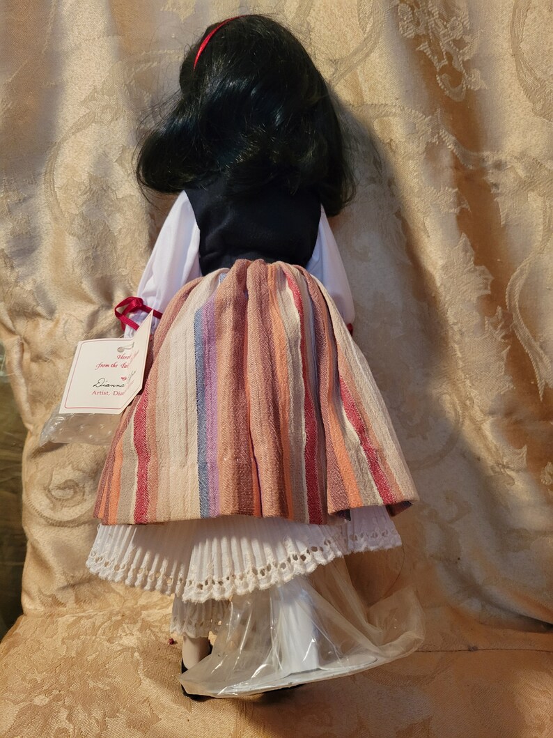 Snow White Porcelain Doll by Edwin M Knowles - Etsy