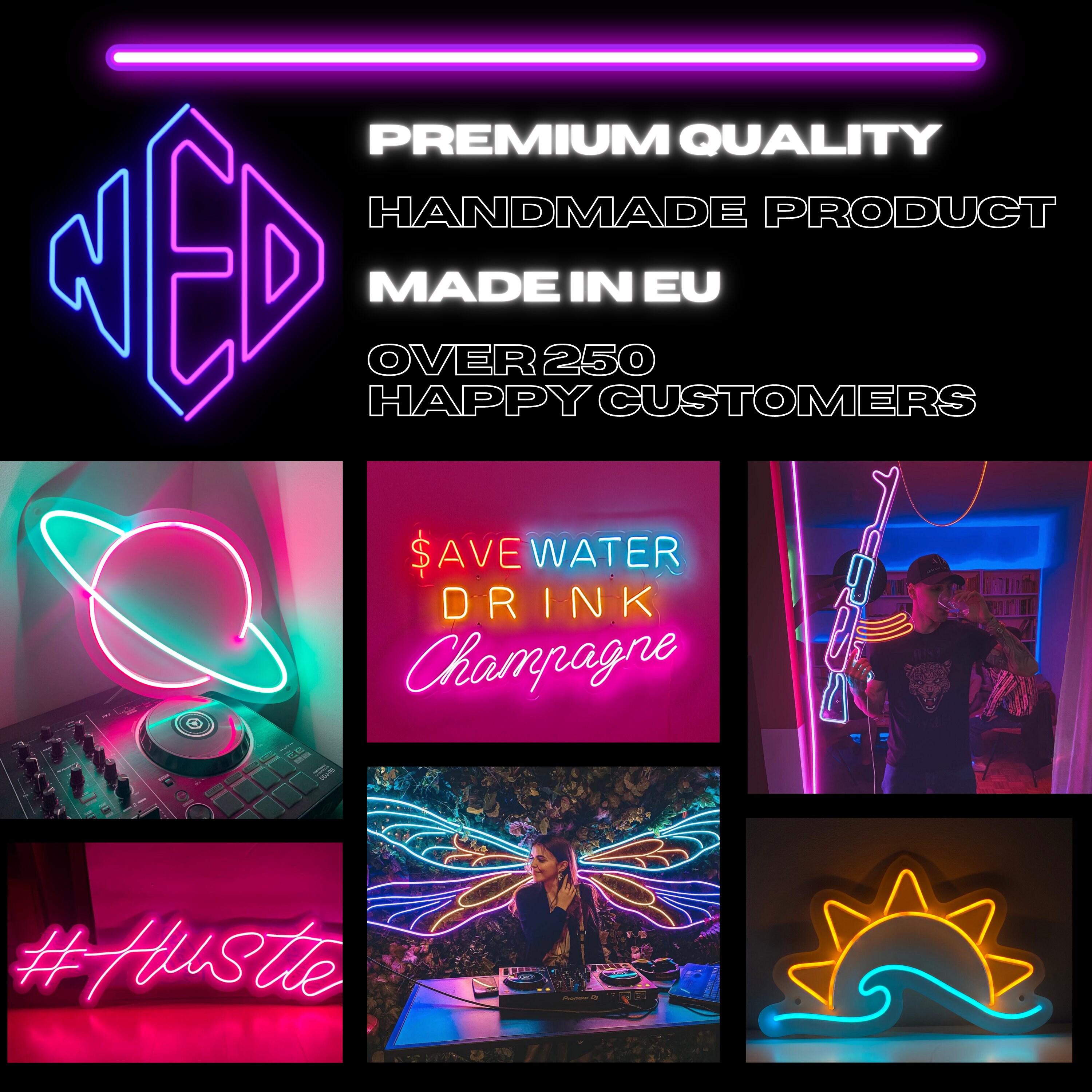 Name Neon Sign / Twitch Backdrop Business Sign Neon Light Led - Etsy