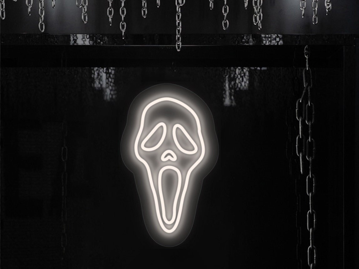 Halloween Light Scream Neon Sign Small / Halloween Neon Sign - Etsy