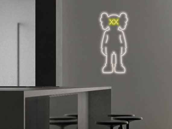 Kaws Neon Sign / Kaws Figure Led Sign Game Room Decor Kaws - Etsy