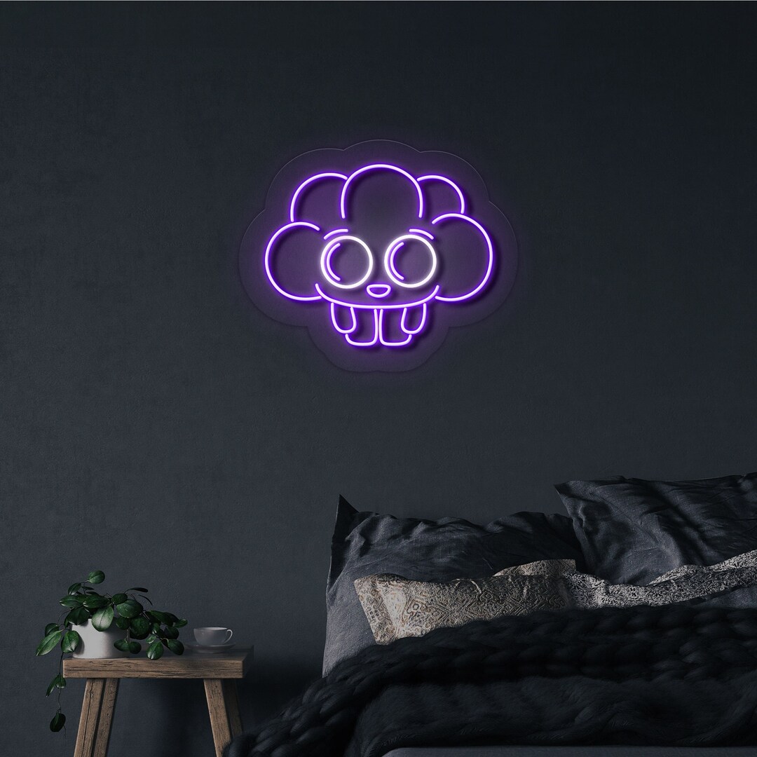Cute Kawaii Neon Sign / Bedroom Decor Neon Sign Anime Neon Light Led ...