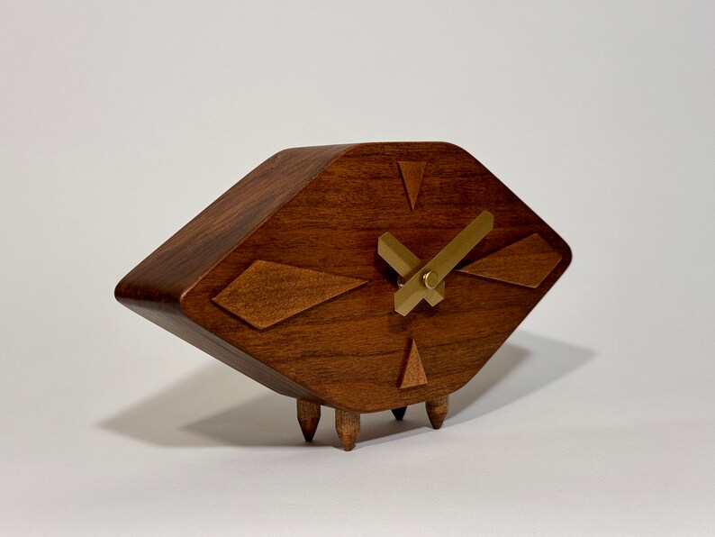 Mid-century Modern Table Clock - Etsy