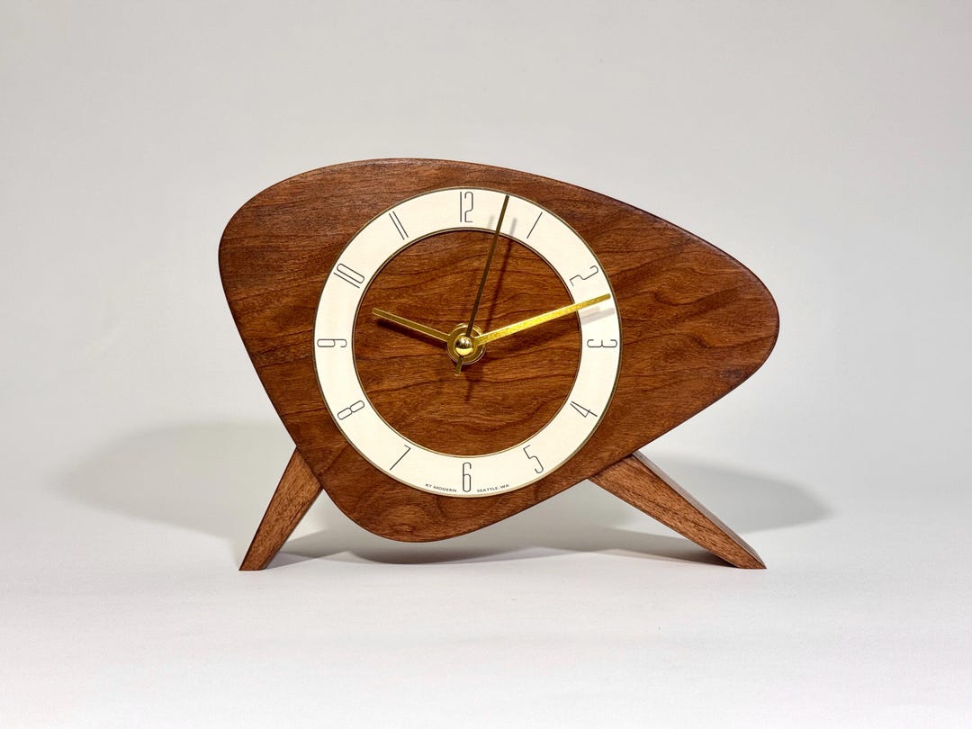 Mid-century Modern Atomic Clock - Etsy