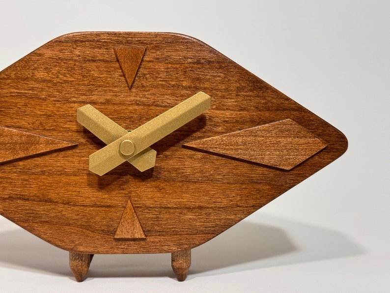 Mid-century Modern Table Clock - Etsy