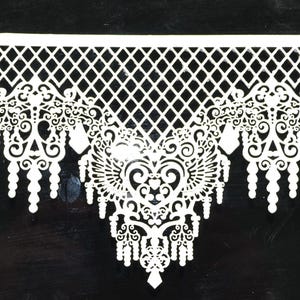 3 X Simply Heaven Edible Ready Made Cake Lace Made From Mat 73, Total ...