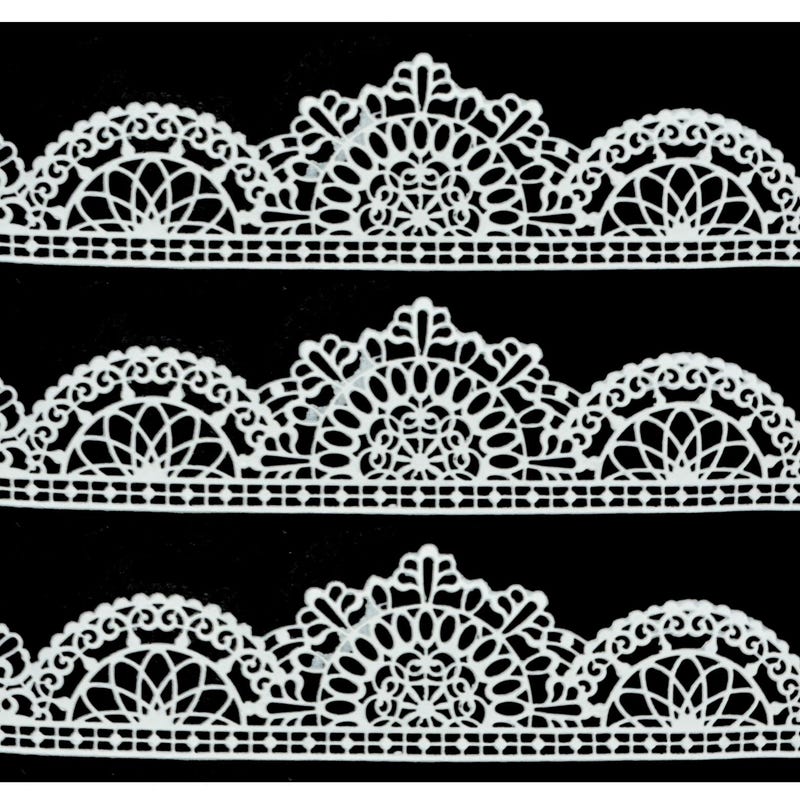 Black Edible Lace for Cakes - Etsy UK