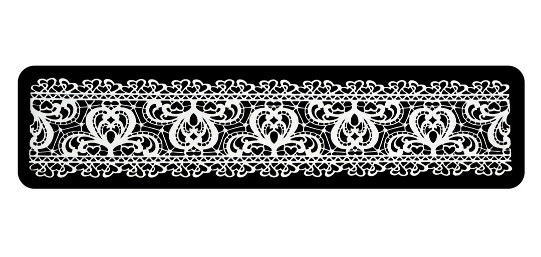 1 X Simply Heaven Edible Ready Made Cake Lace Made From Mat 14 - Etsy