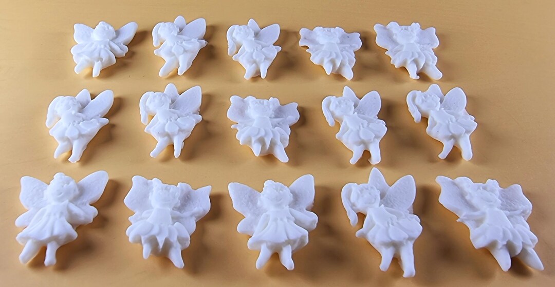 15 X Edible 3D 25mm Fairy, Fairies, Icing Toppers, Cake, Cupcakes ...