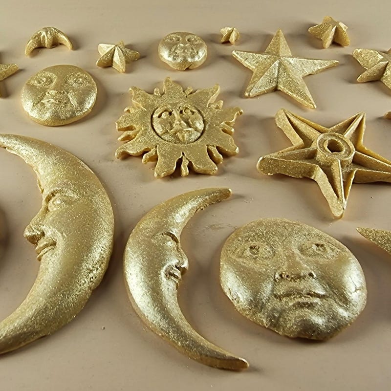 Moon Star Sun Decoration - Etsy UK