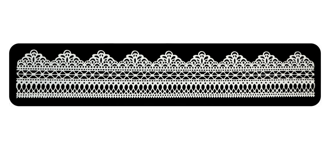 1 X Simply Heaven Edible Ready Made Cake Lace Made From Mat 38 - Etsy