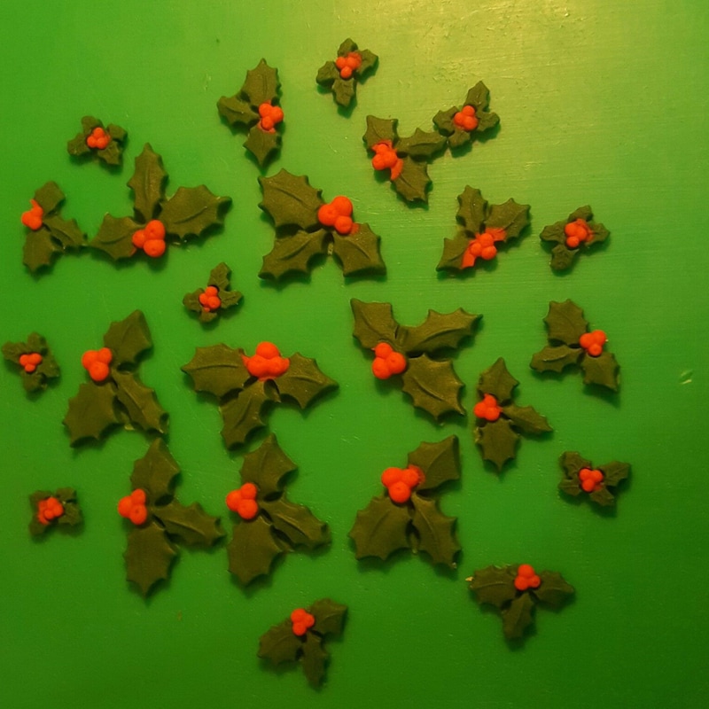 Holly Decorations - Etsy