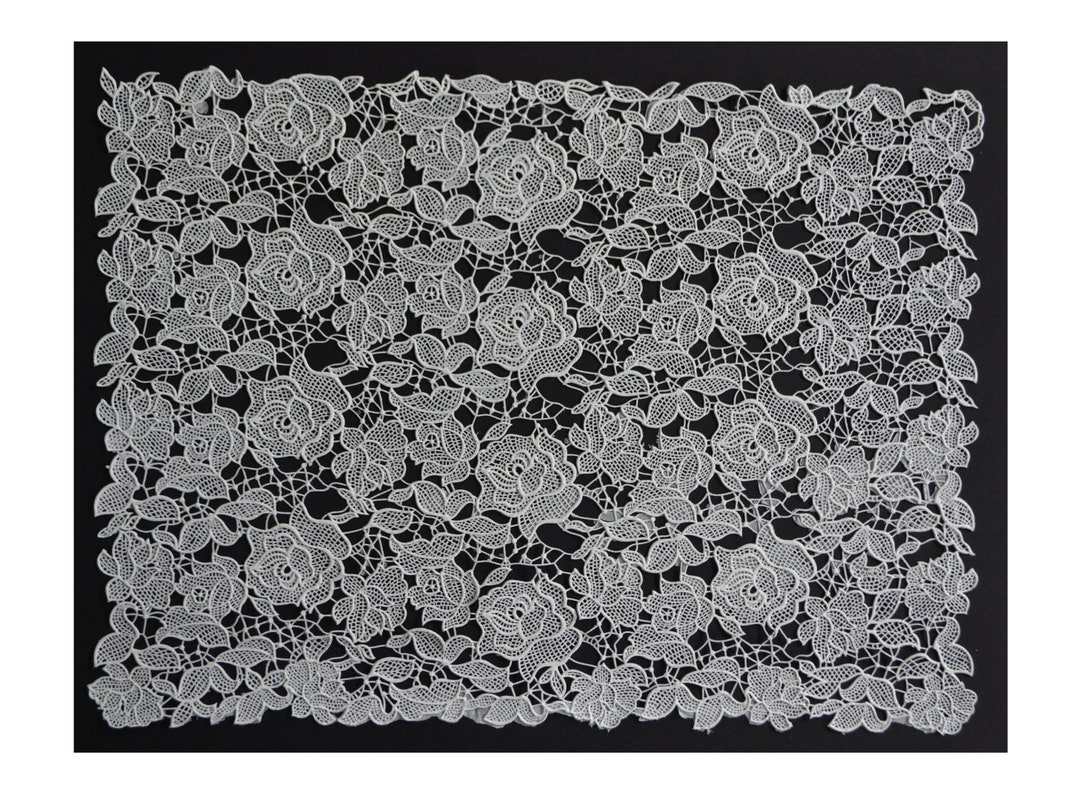 1 X Simply Heaven Edible Ready Made Cake Lace Made From Mat 65, Lace ...
