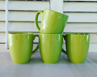 Lime Green Mug | Etsy