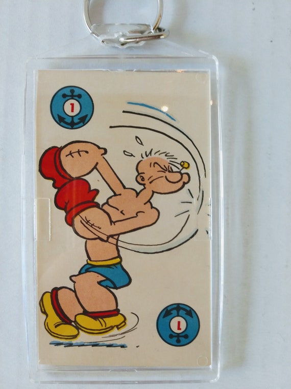 Vintage Popeye Keychains - Gem