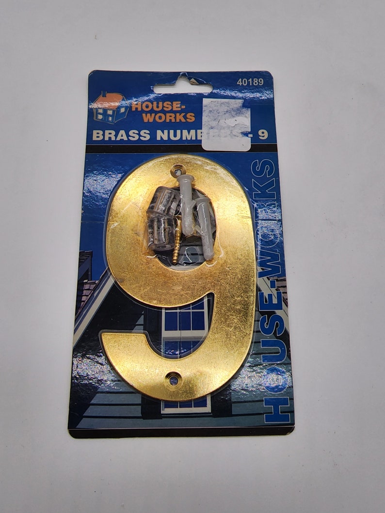 Vintage Brass Numbers, Brass House Numbers, Wall Decor - Etsy